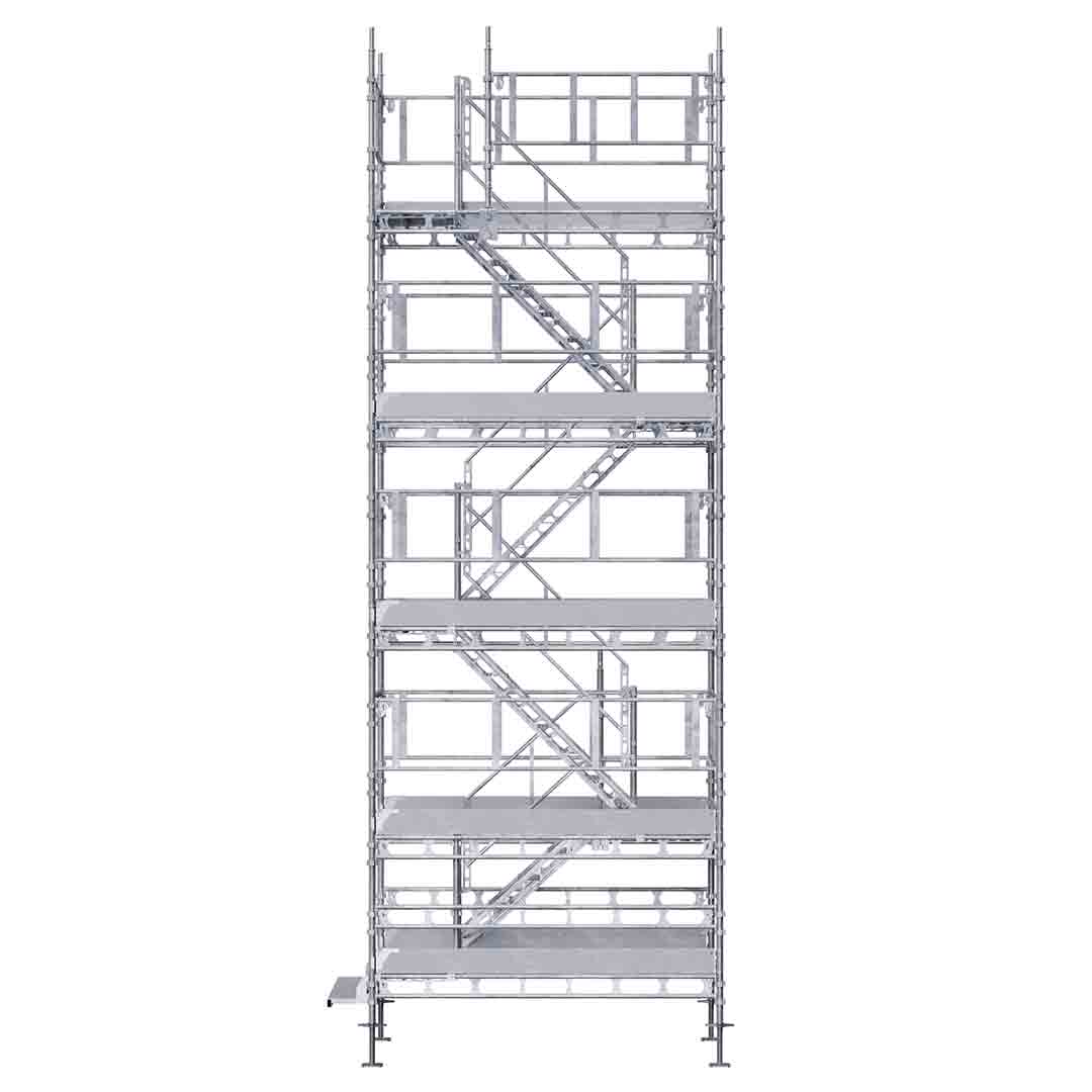 HAKI Stair Tower Compact (STC) – Space-Saving Access Solution | Haki