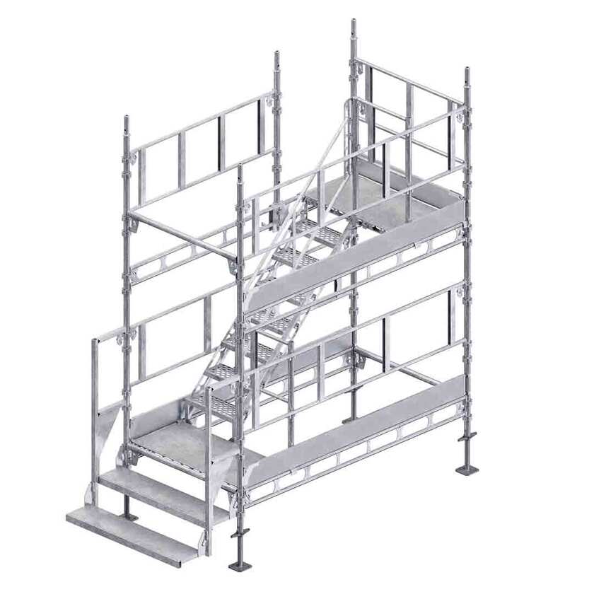 Double Entrance Step 1250 Add-on | HAKI Scaffolding Haki