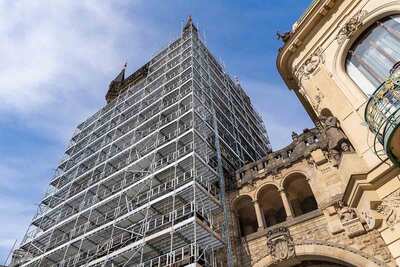 Powder Gate (Prašná brána) restoration in Prague, Czech Republic Haki