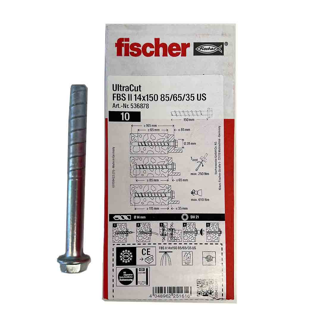 Fixing Box 1 - FBS (Box of 10) - Edge Protection Fixings Haki