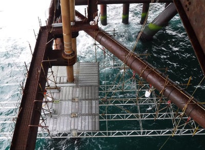 Oil platform EnQuest Magnus Haki