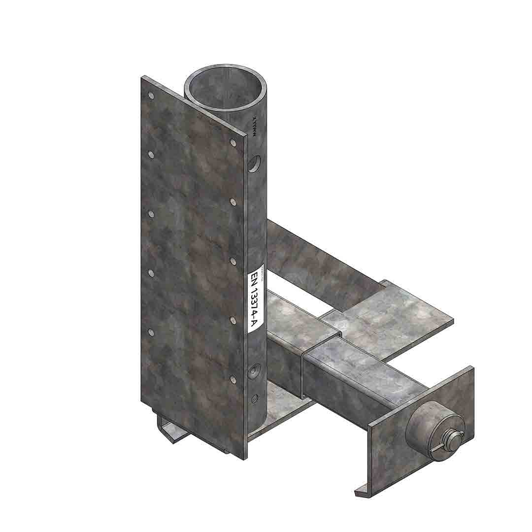 Aluminium Beam Clamp - Barrier System component Haki