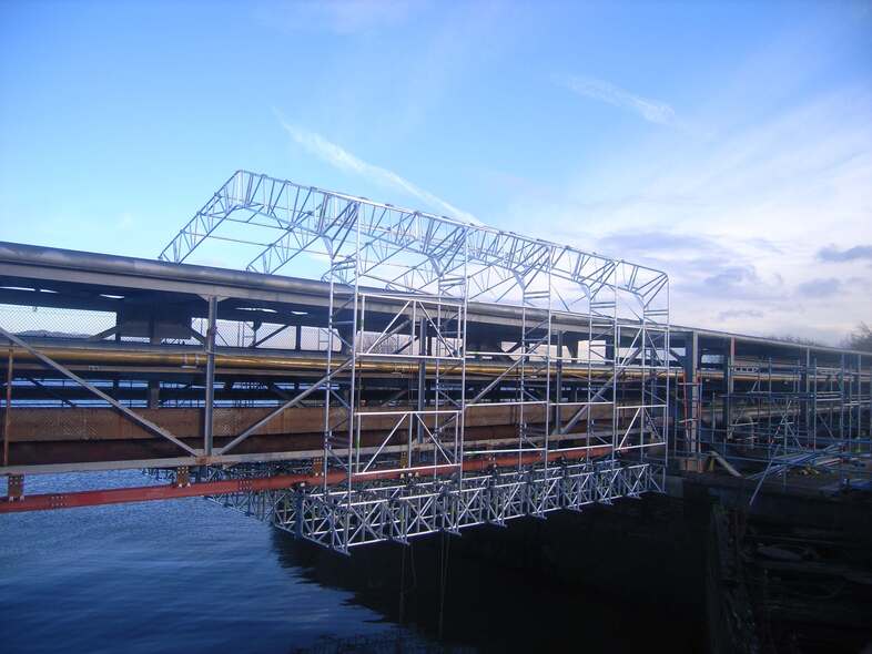 System for construction, oil & gas, offshore projects and more Haki