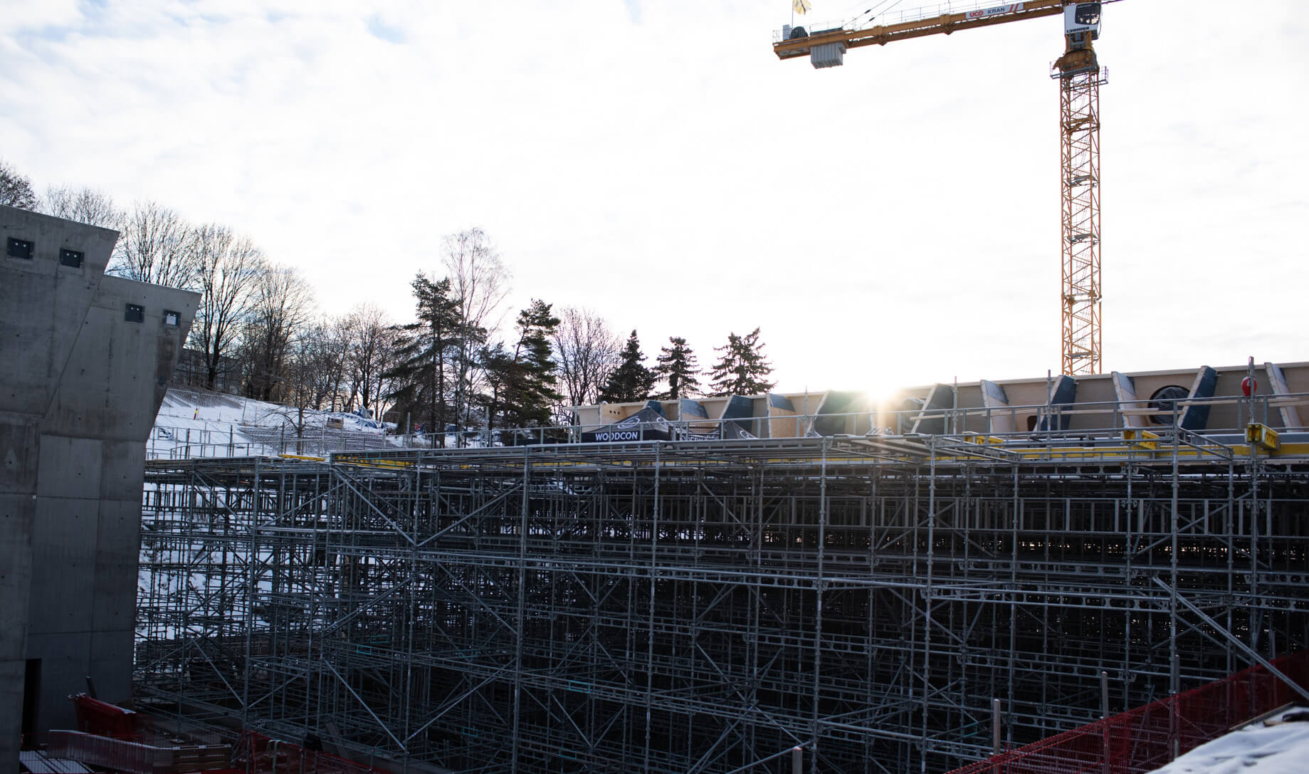 Construction of the Tøyenbadet swimming pool complex in Oslo Haki