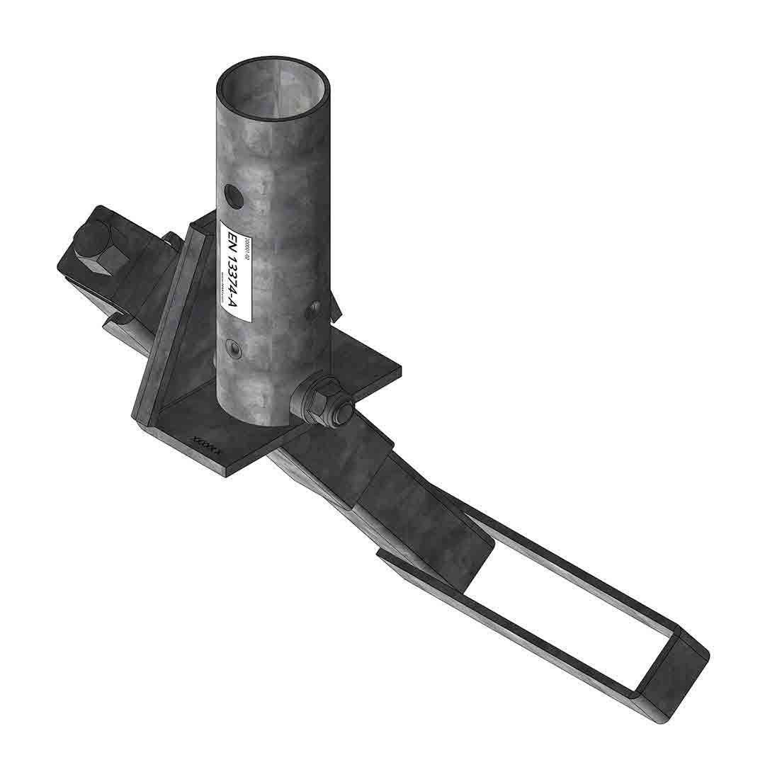 Stair Clamp - Barrier System component Haki