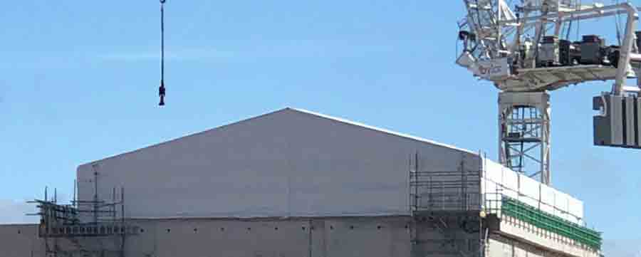 HAKI provides Weather Protection for HPC Pool Bunker Project Haki
